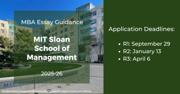 MBA Essay Guidance 2025-26: MIT Sloan School of Management • Admitify
