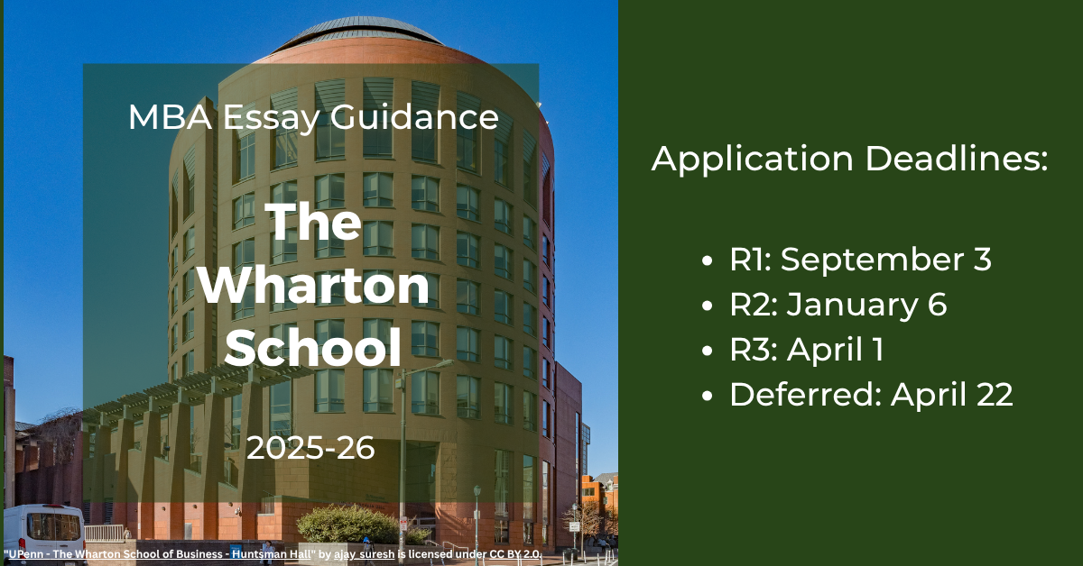 MBA Essay Guidance 2025-26: The Wharton School • Admitify